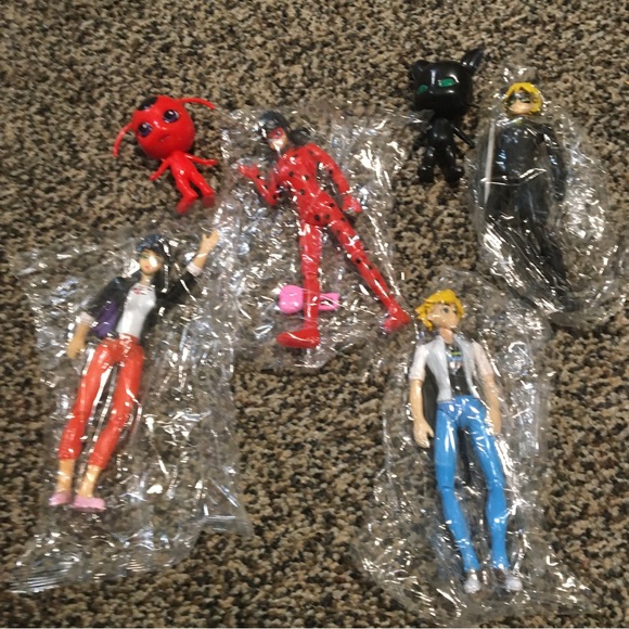 Toys | Ladybug And Cat Figurine Toys Set | Poshmark
